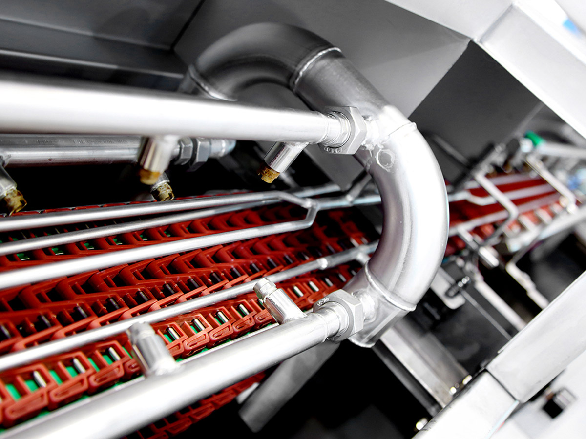 Cans washer and drier machine/cans drier machine – Hermasa